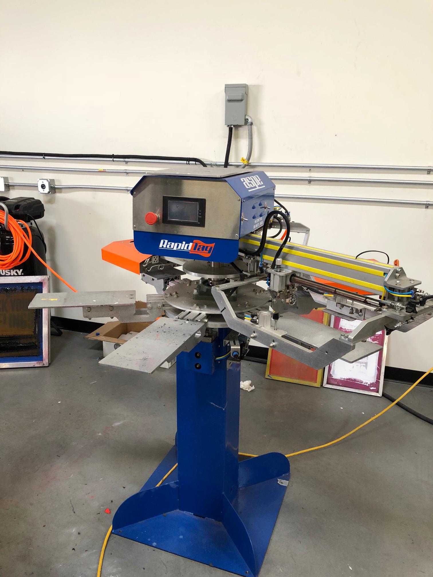 RapidTag LP2XL 2 Color Large Automatic Screen Printing Machine