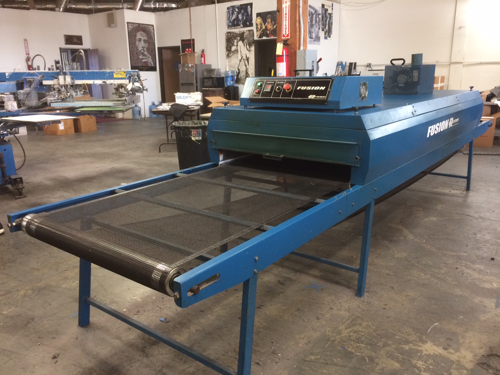M&R Fusion Electric Screen Printing Conveyor Dryer at Harry Carey blog