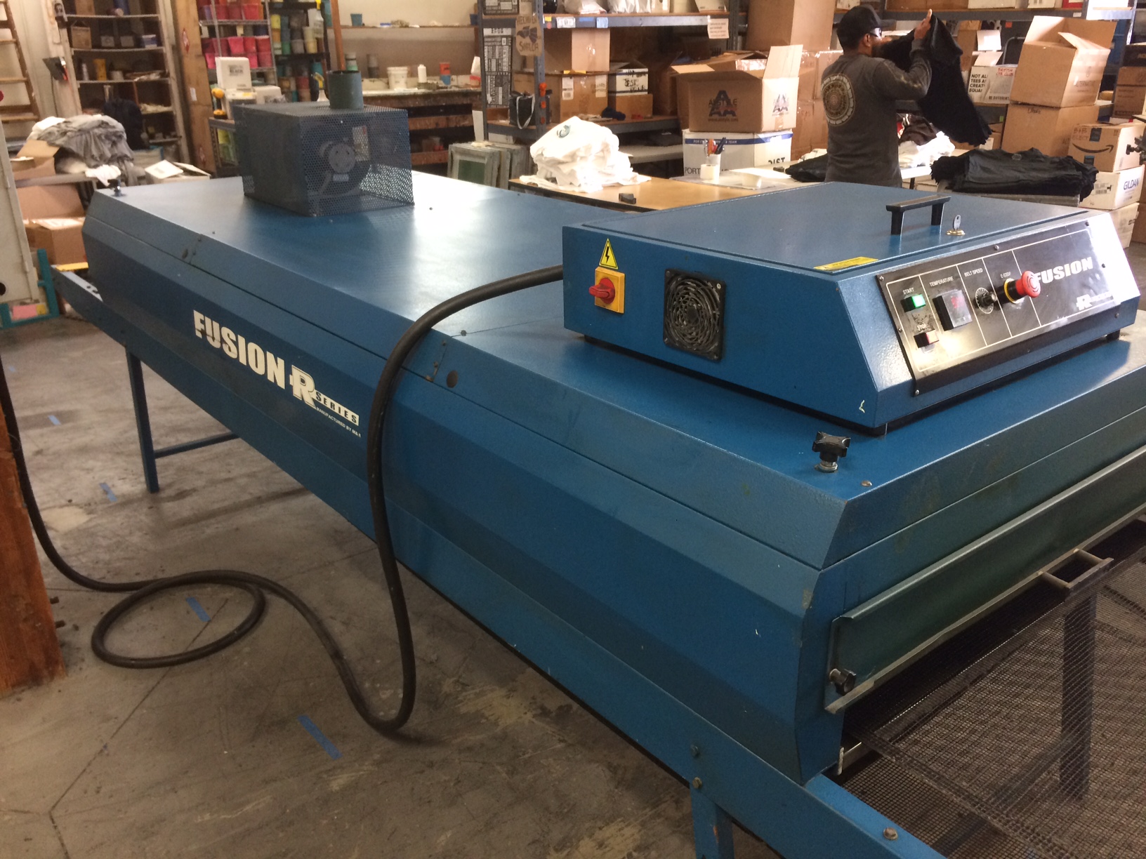 M&R Fusion Electric Screen Printing Conveyor Dryer at Harry Carey blog