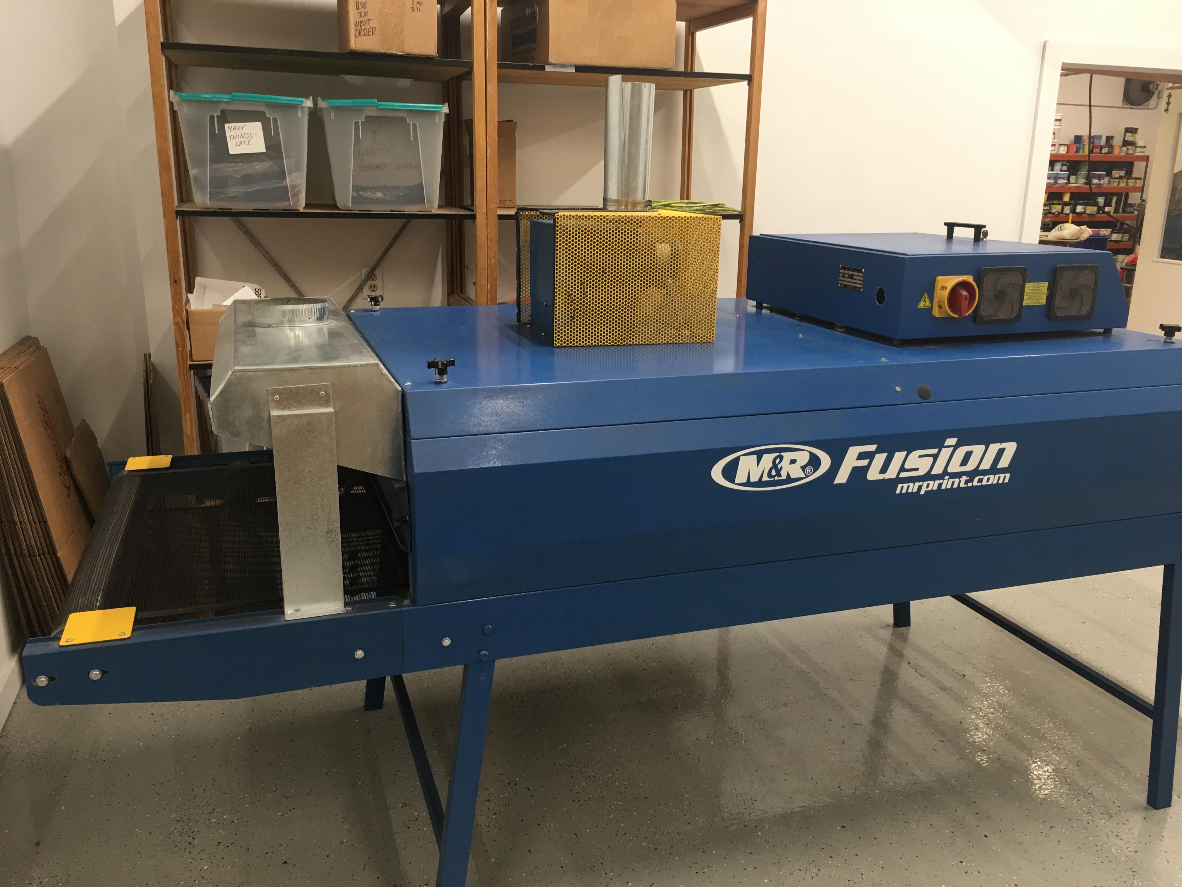 M&R Fusion Electric Screen Printing Conveyor Dryer at Harry Carey blog