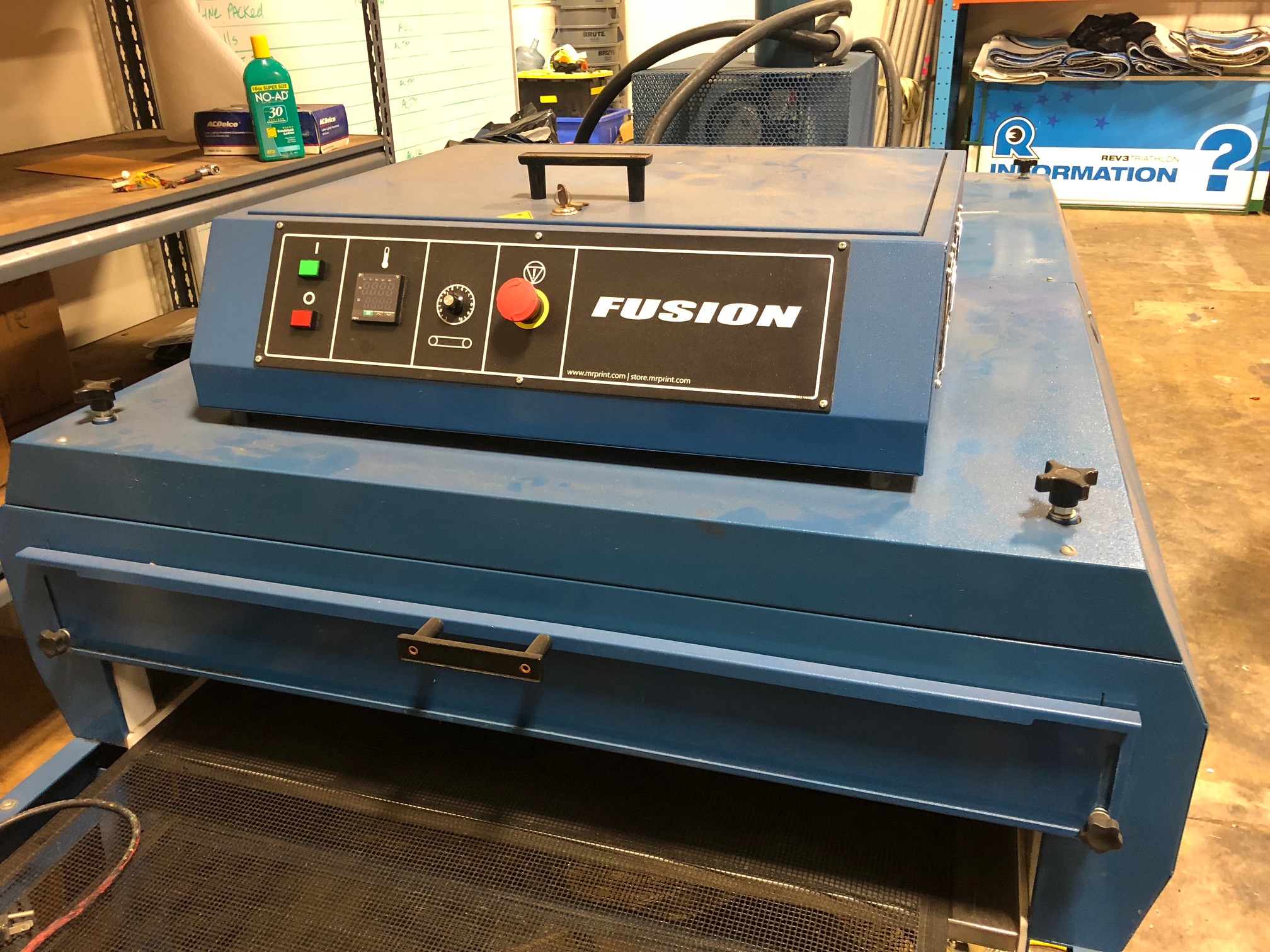 M&R Fusion Electric Screen Printing Conveyor Dryer at Harry Carey blog