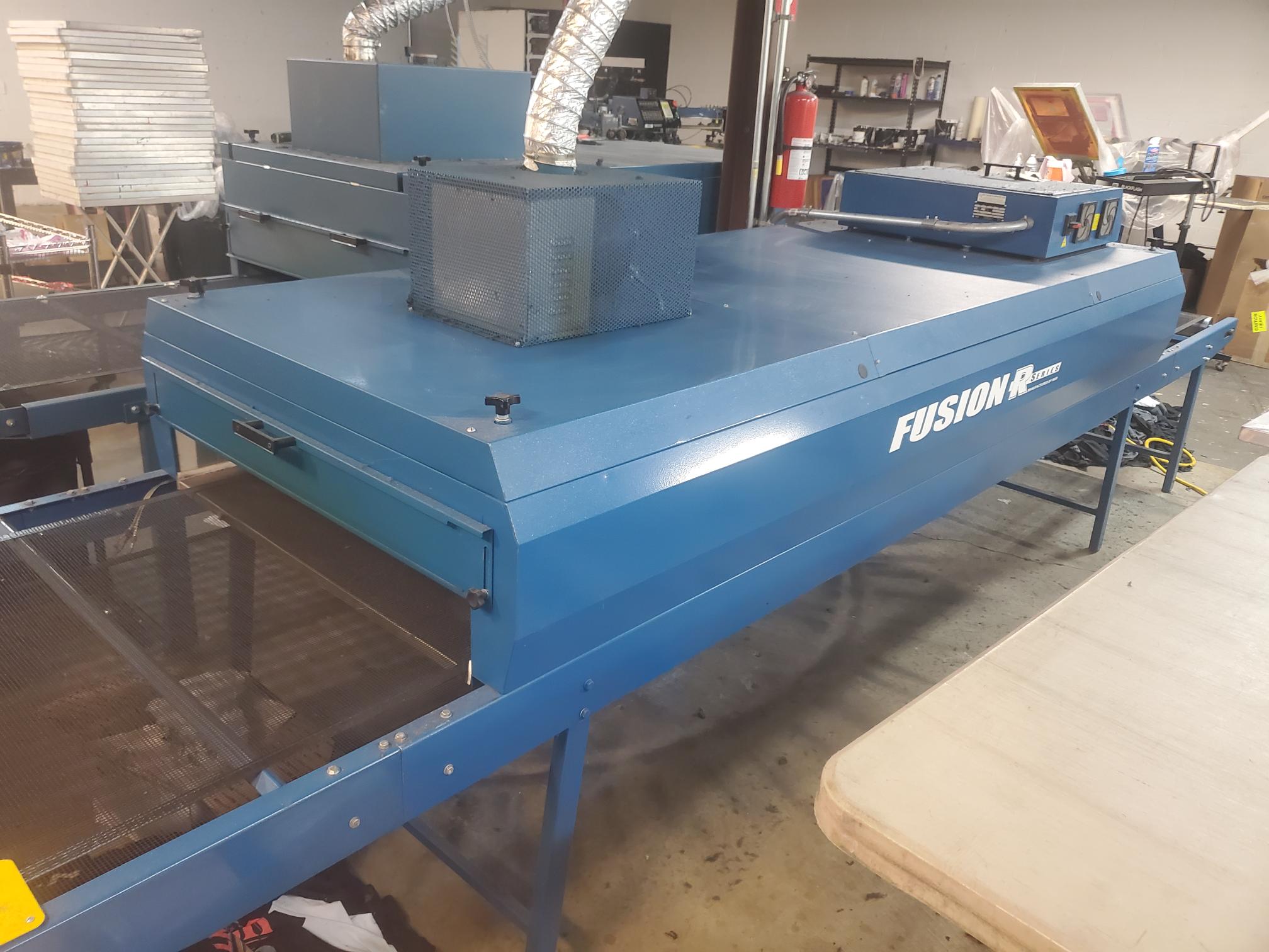 M&R Fusion Electric Screen Printing Conveyor Dryer at Harry Carey blog
