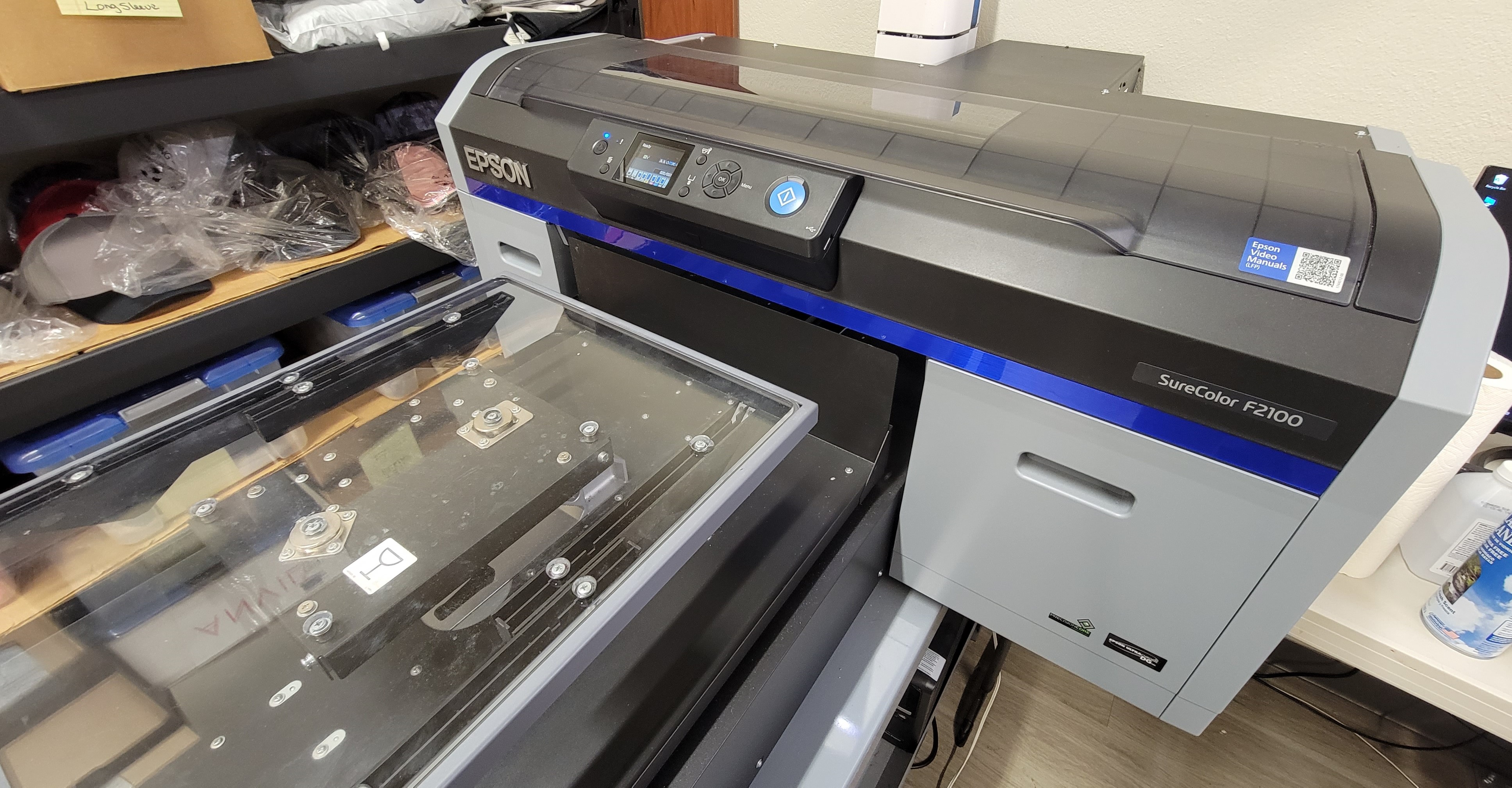 Epson F2100 + Pearl Elite Pretreatment Machine